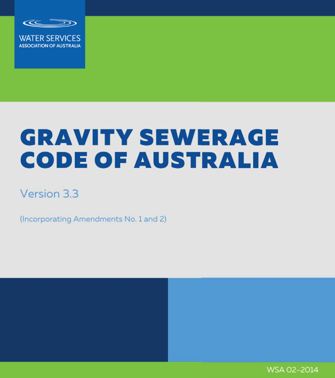 WSA 02-2014 Gravity Sewerage Code of Australia Version 3.3